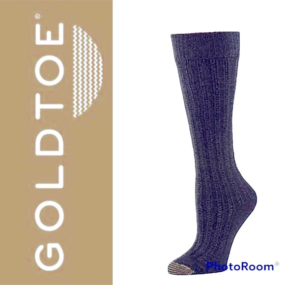 Gold Toe | Accessories | 35 New Gold Toe Tuck Stitch Knee High Socks 1 ...